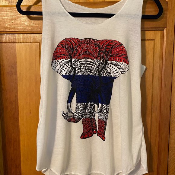 Tops | Thailand Elephant Tank | Poshmark